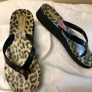 kate spade | Shoes | Kate Spade Cheetah Flip Flops | Poshmark